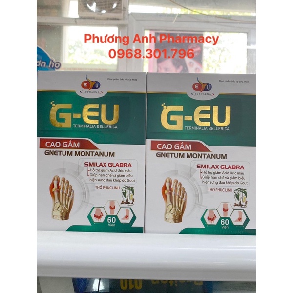 Gout G- EU Supported Oral Tablets (Box Of 60 Tablets) | Shopee Malaysia
