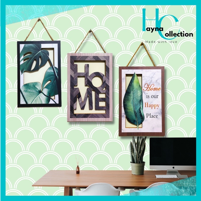 [Ready Stock] FRAME HIASAN DINDING FRAME DECO WALL DECO WOODEN WALL ...