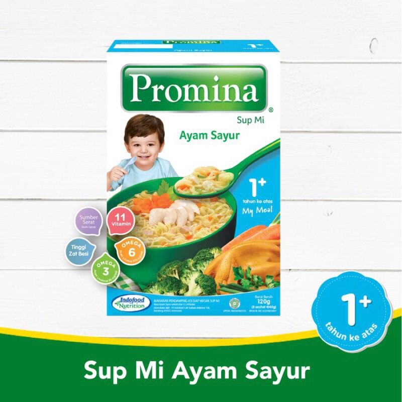 Promina Porridge Soup Vegetable Chicken Noodles 120gr | Shopee Malaysia