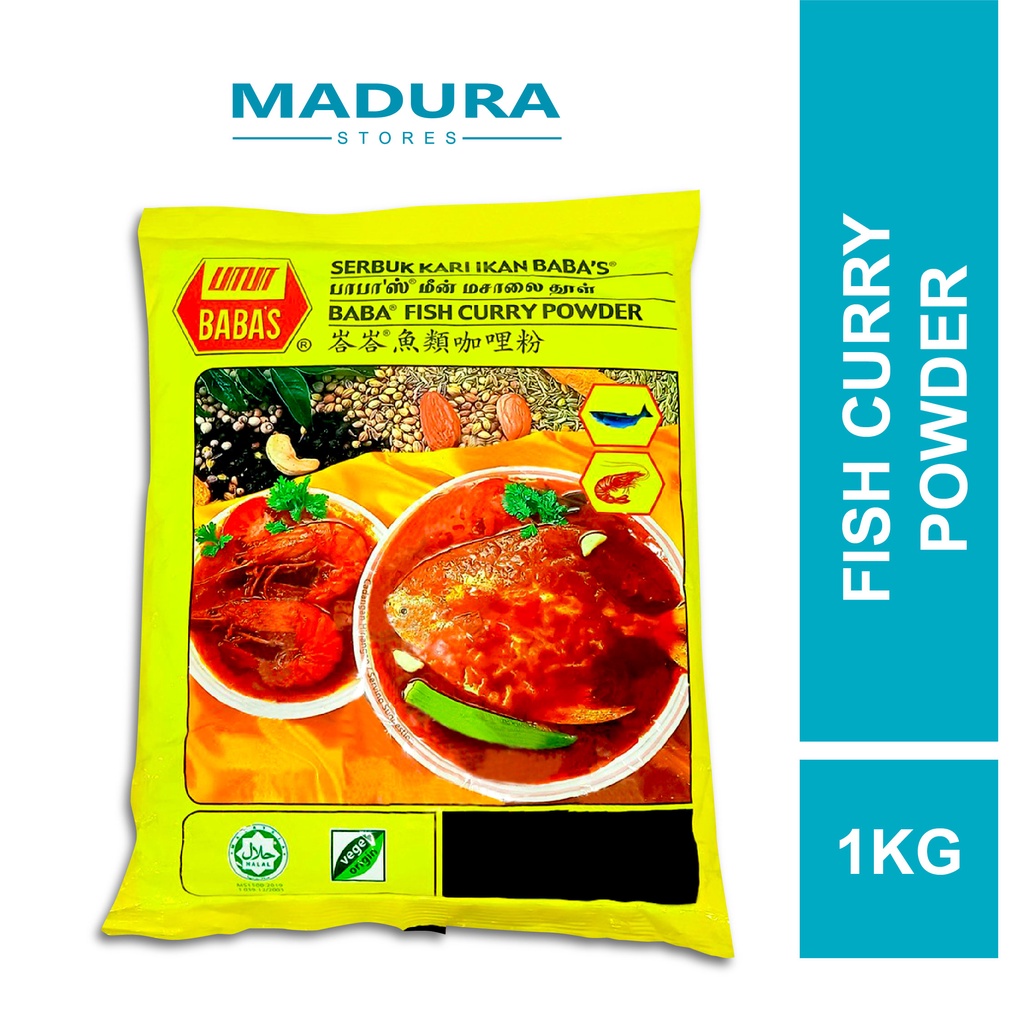 Baba's Fish Curry Powder 1kg (Serbuk Kari Ikan) | Shopee Malaysia