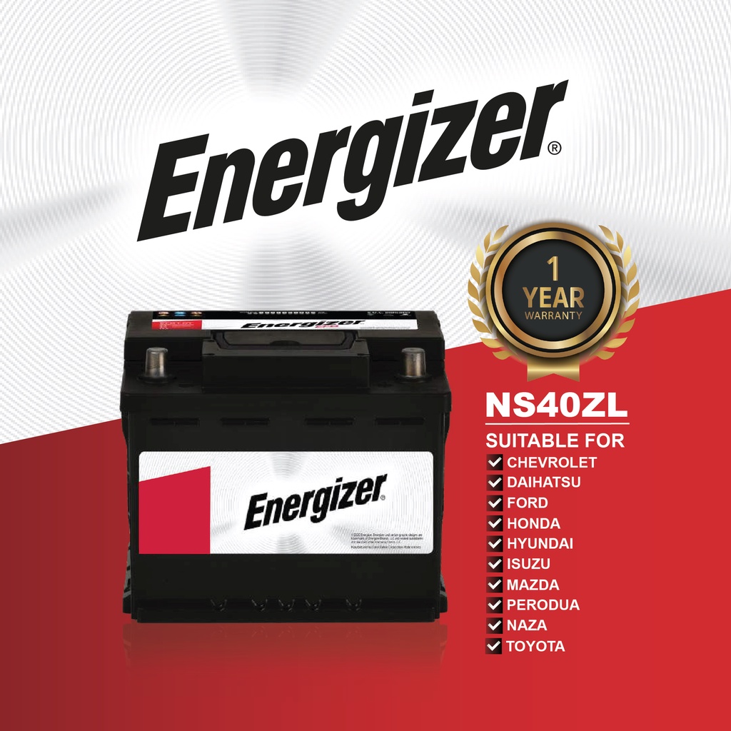 Energizer Car Battery NS40ZL 42B20L | Shopee Malaysia