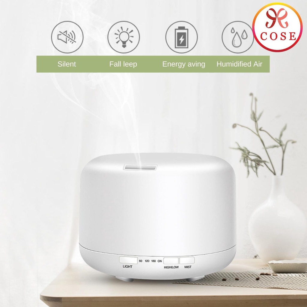 COSE Ultrasonic Diffuser Air Humidifier MUJI 500ML Aroma Diffuser For ...