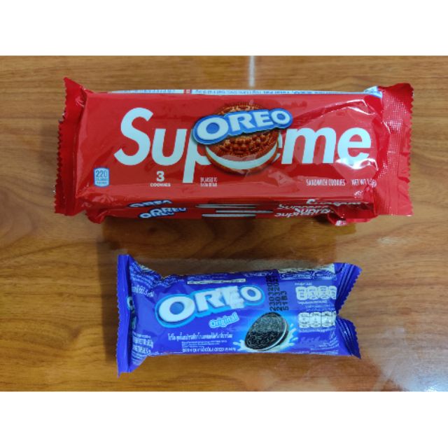 [READY STOCK] New Design AW-Supreme Oreo Biscuit Expensive Biskuit (Red ...
