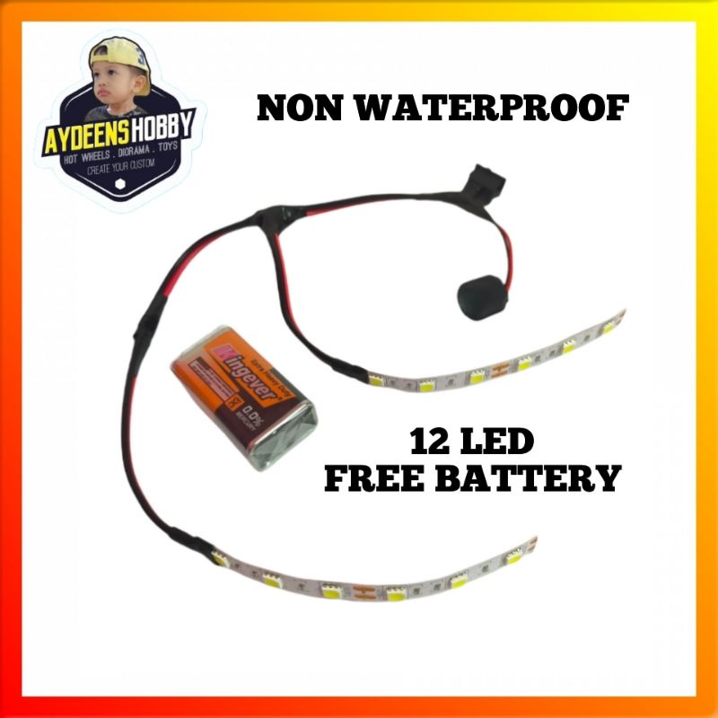 DIORAMA LED LIGHT SET (12 LED) WITH ON/OFF SWITCH FOR DIORAMA (FREE ...