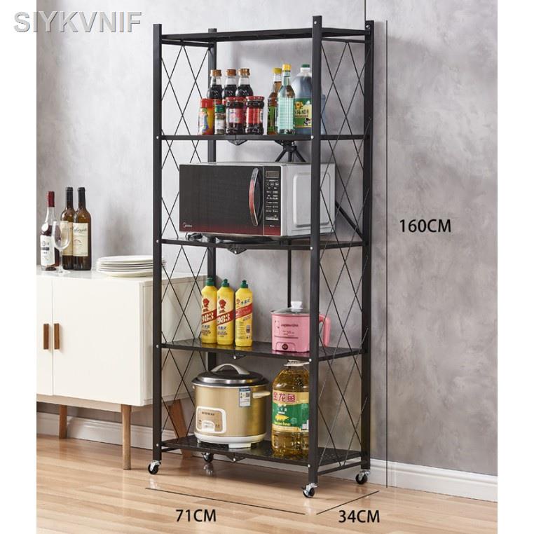 【New stock】☼☂ Sakula 3/4/5 Tiers Foldable Stainless Steel Oven Rack ...