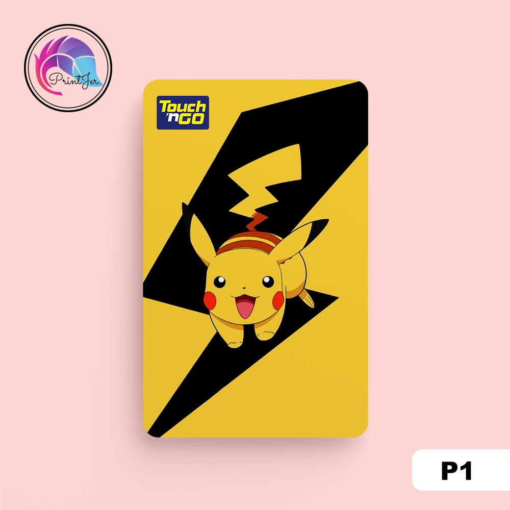 PIKACHU ( SERIES 1 ) - Touch n Go Card Sticker Cover (Waterproof, High ...