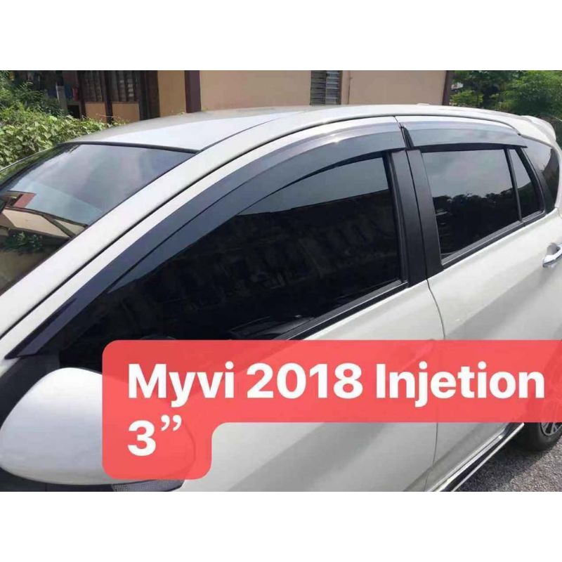 MYVI 2018 2022 OR ABOVE GN3 3 AIR PRESS INJECTION DOOR VISOR MADE IN MALAYSIA HIGH QUALITY BY JA AUTO Shopee Malaysia