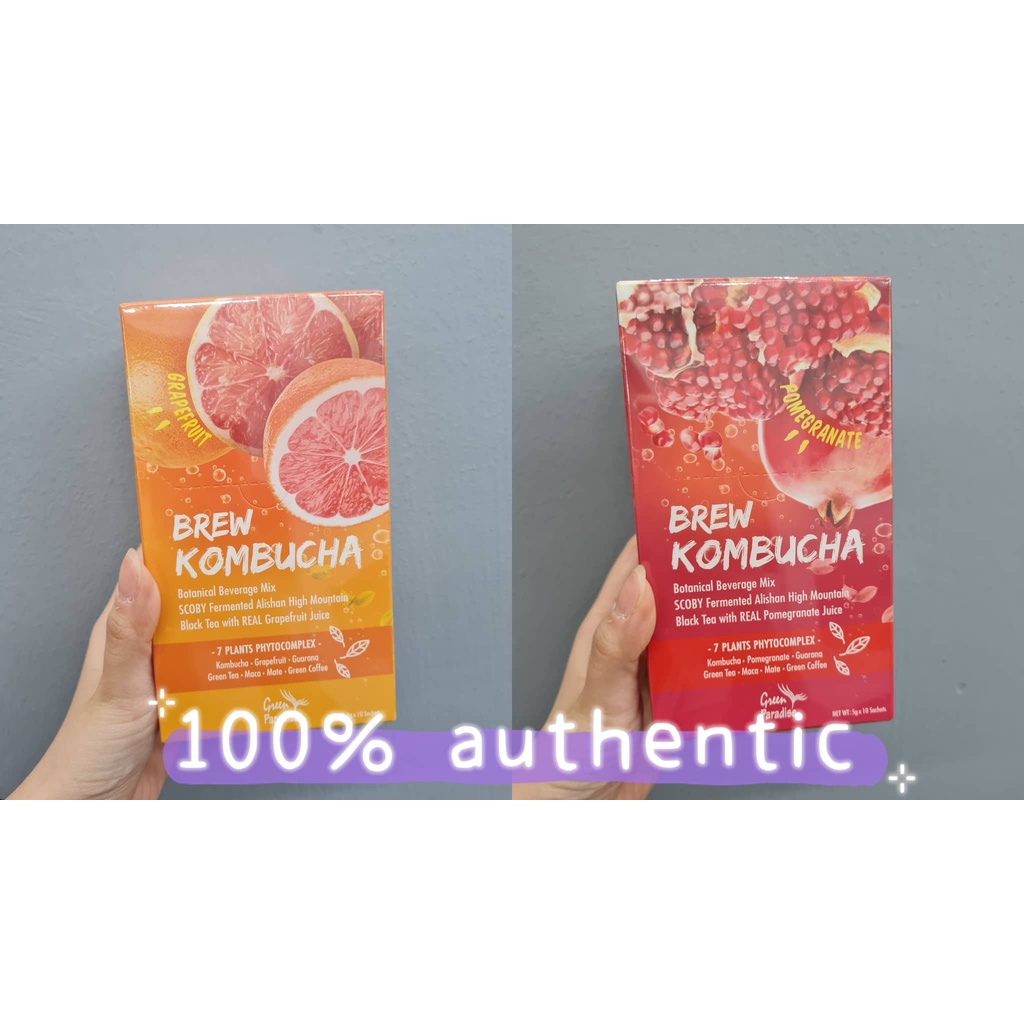 Green Paradise Brew Kombucha 🔥 Pomegranate Grapefruit Lemon Passion🔥 ...