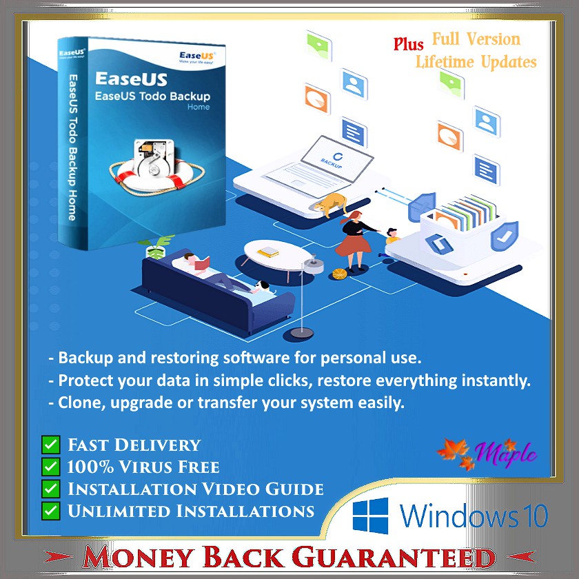 EaseUS Todo Backup 16.2 (Lifetime For Windows 10/11) Updated 16 Sep 2024 | Shopee Malaysia