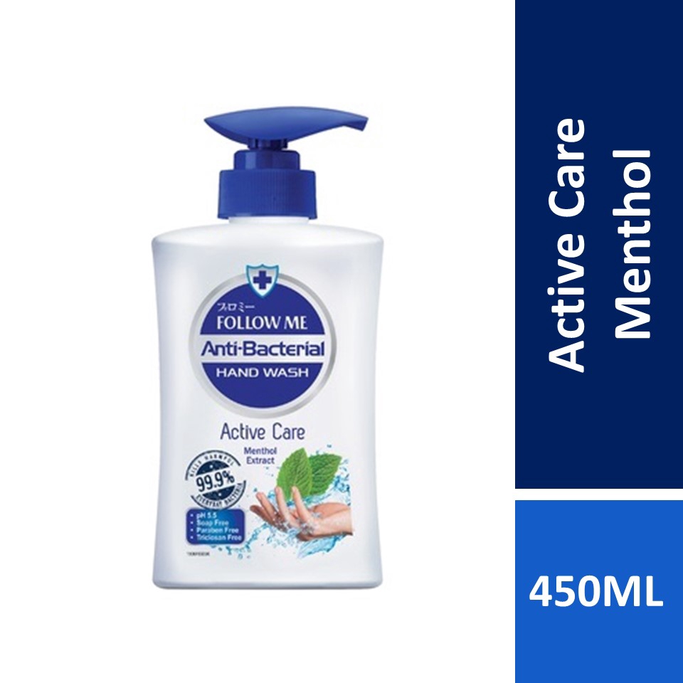 Follow Me Anti Bacterial Hand Wash (Active Care) 450ml | Shopee Malaysia