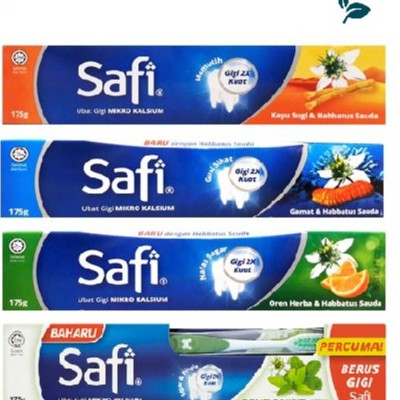 Safi Ubat gigi 175g Foc Toothbrush(assorted Variants) | Shopee Malaysia