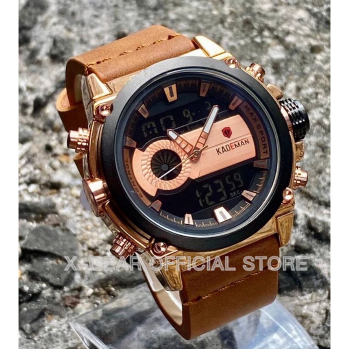 KADEMAN KDM347 | MEN WATCH | DUAL TIME | Shopee Malaysia