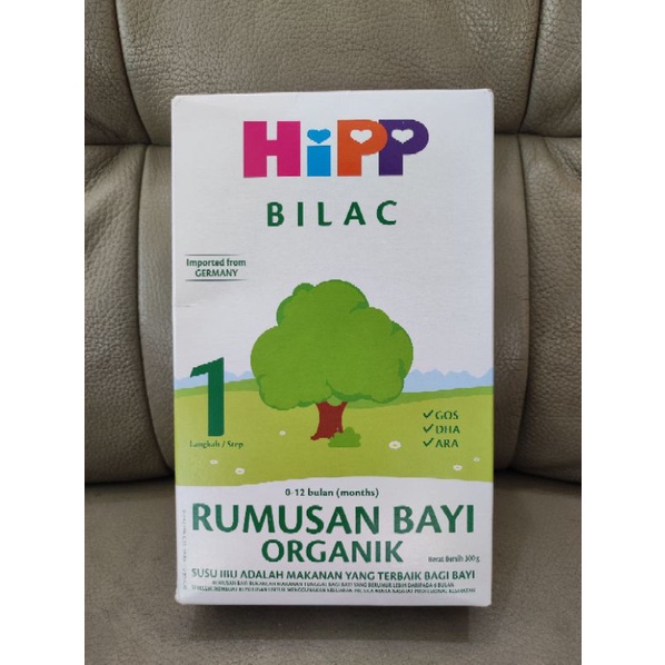 HiPP BILAC Organic Infant Baby Step1 Formula Milk 300g Susu Bayi Expiry ...