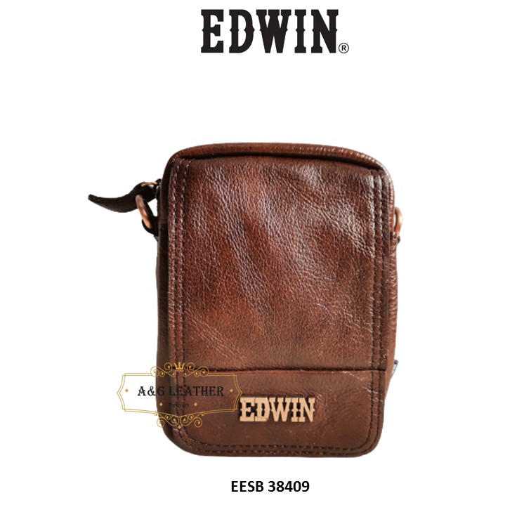 Edwin Leather Sling & Waist Pouch Bag 2IN1 - 38409 | Shopee Malaysia