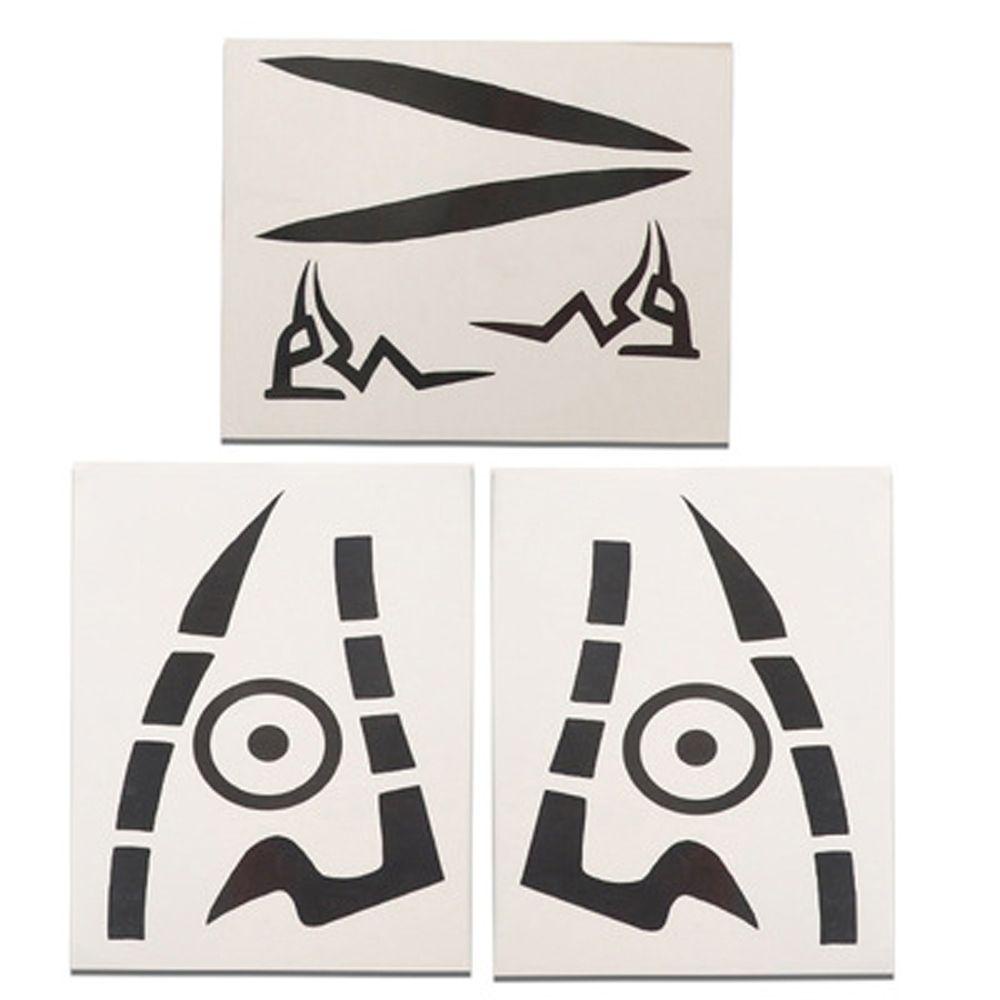TIANCHUANG Men Temporary Tattoos Waterproof Body Art Anime Tattoo ...