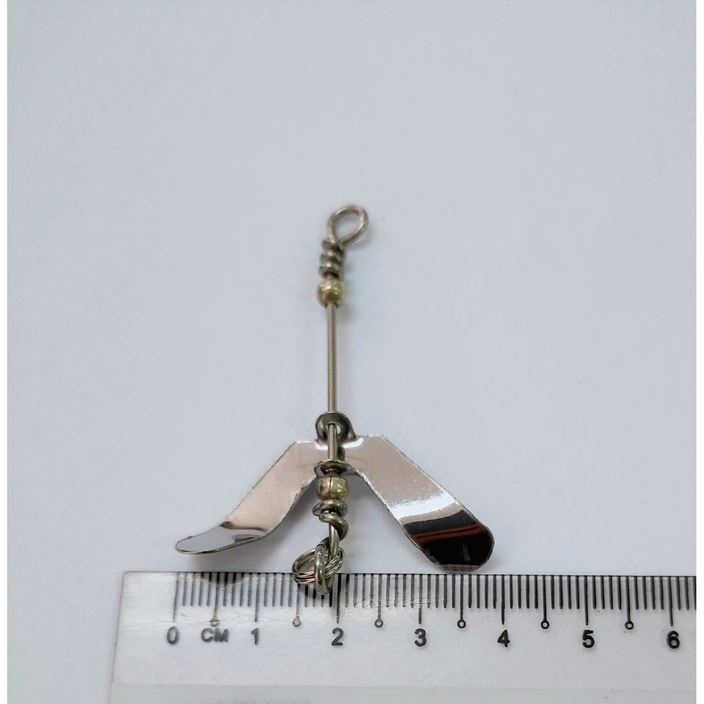 Rotating Fishing Propeller Kipas Haluan Toman Spinner / Katak Metal ...