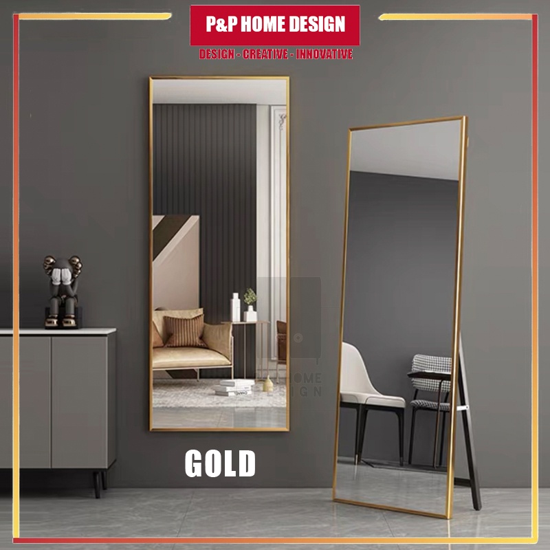 Cermin Badan Berdiri Cermin Modern | Full Body Standing Mirror | CERMIN ...