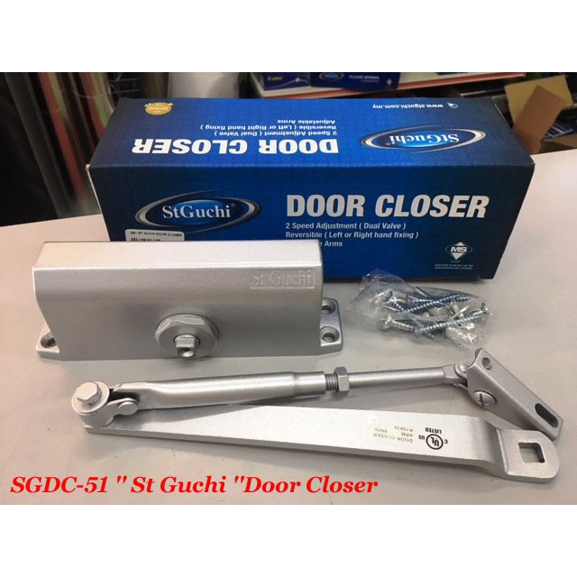 ST GUCHI SGDC-51 2 SPEED ADJUSTABLE DOOR CLOSER 100% ORIGINAL | Shopee ...