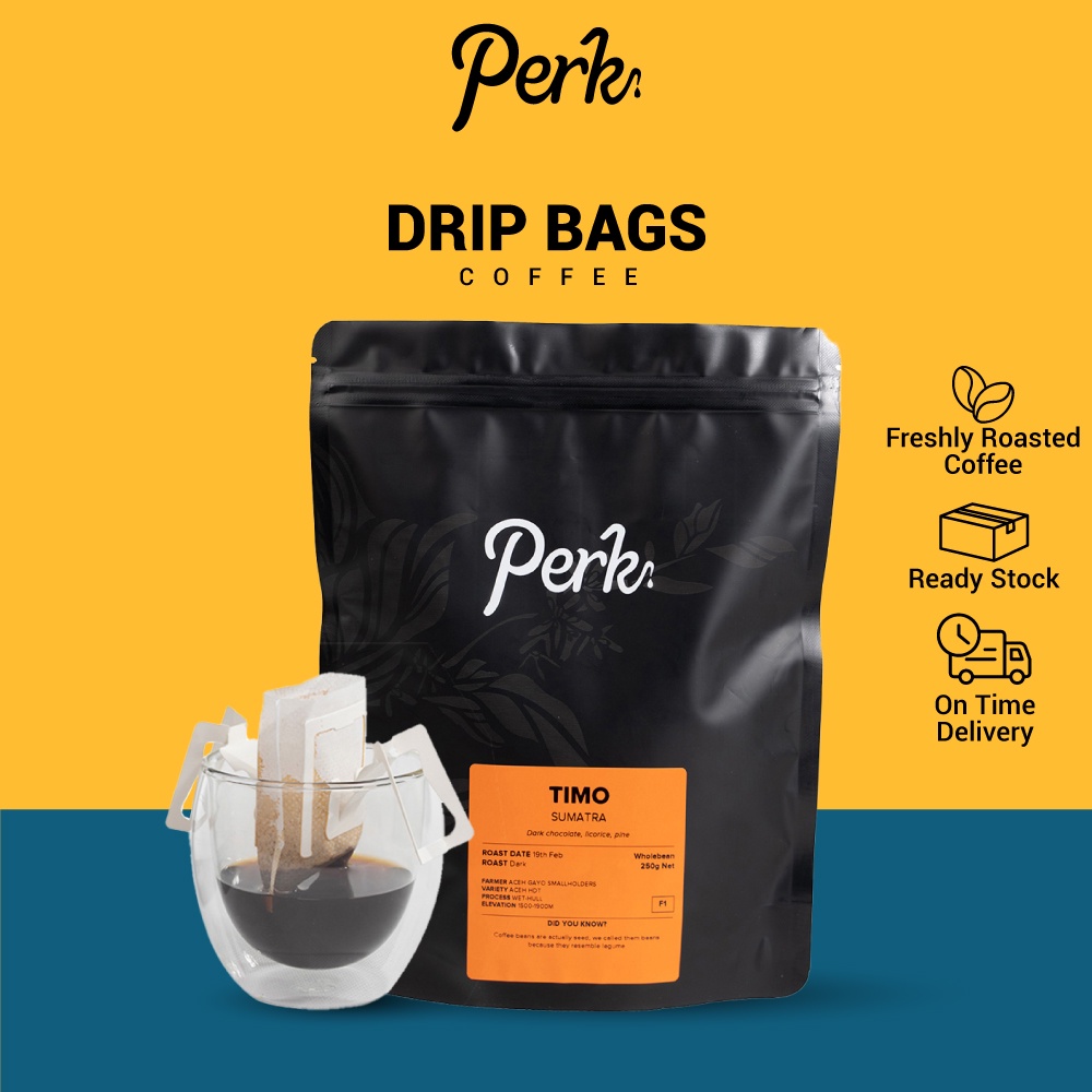 Perk Coffee Drip Bags Coffee 咖啡 | Shopee Malaysia