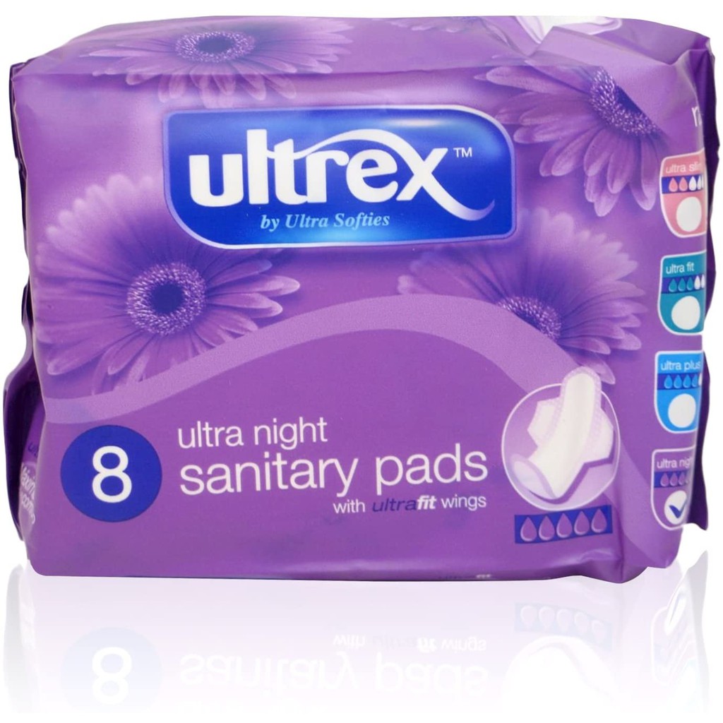 ULTREX ULTRA NIGHT SANITARY PAD 8'S | Shopee Malaysia