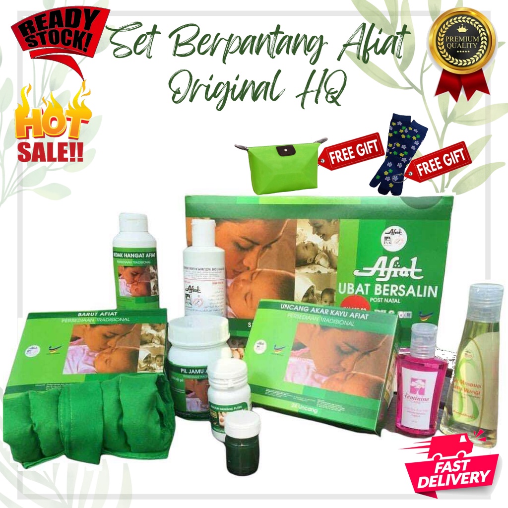 Set bersalin lengkap Afiat 🎁 100% original HQ | Shopee Malaysia