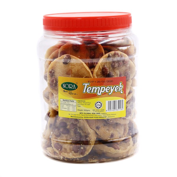 Tempeyek Nora 500G | Kuih Raya | Kerepek | Kacang Tanah | Shopee Malaysia
