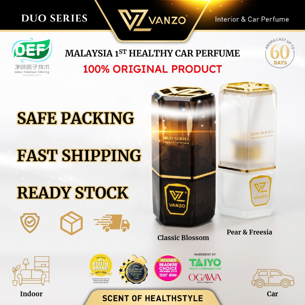 NEW GENERATION DUO SERIES 3355 & 3366 INTERIOR & CAR PERFUME | Shopee ...
