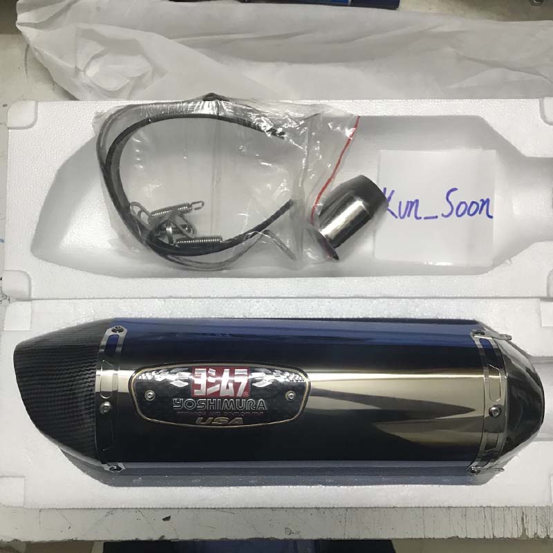 51mm Inlet Universal Moto Exhaust Muffler Pipe Yoshimura R77 Exhaust Pipe With DB Killer ...