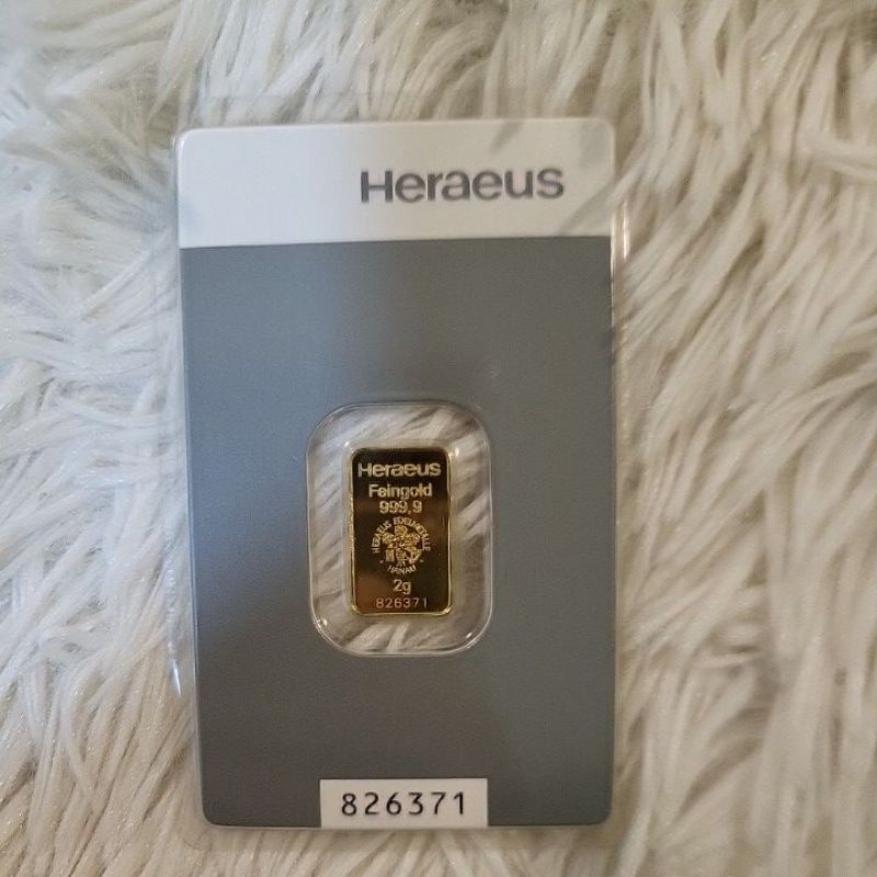 ARGOR HERAEUS HOLOGRAM KINEBAR GOLD BAR 2G (Au999.9) 24K | Shopee Malaysia