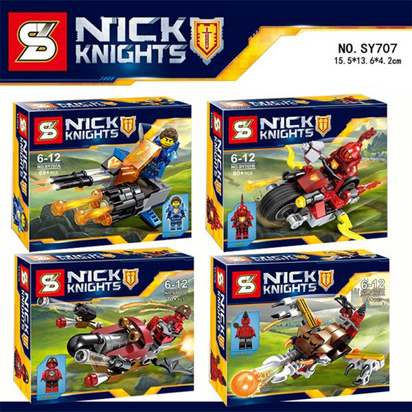 (4 in 1) Nexo Knight Fighters (Block bootleg) | Shopee Malaysia