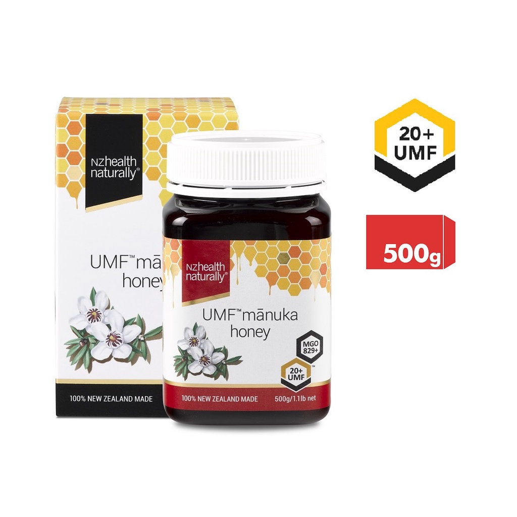 NZ Health Naturally UMF 20+ 500g (MGO 829+) Manuka Honey Made In New ...