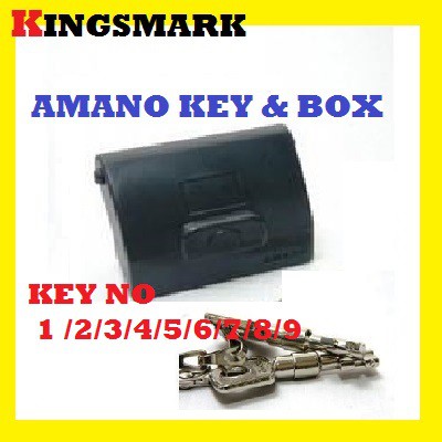 AMANO PR 600 WATCHMAN CLOCK STATION KEY + BOX (ANY KEY 1-40 ) | Shopee ...