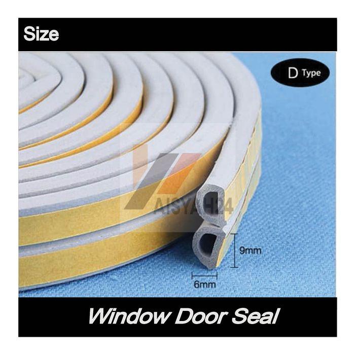 Arreda | Window Door Seal I Profile Door Slit Cover I Type "D" | Shopee ...