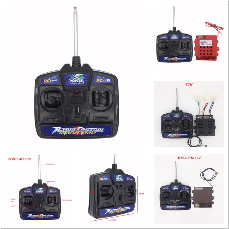 Electric Remote Control Car 27MHZ 4CH For Toy RC Car Children's Driving Steering Toys Kids ...