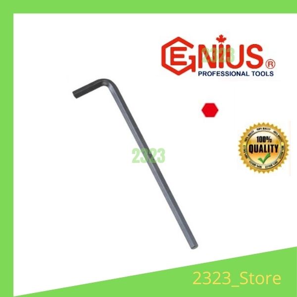 GENIUS TOOLS L-SHAPED EXTRA LONG HEX KEY WRENCH / EXTRA LONG ALLEN KEY ...