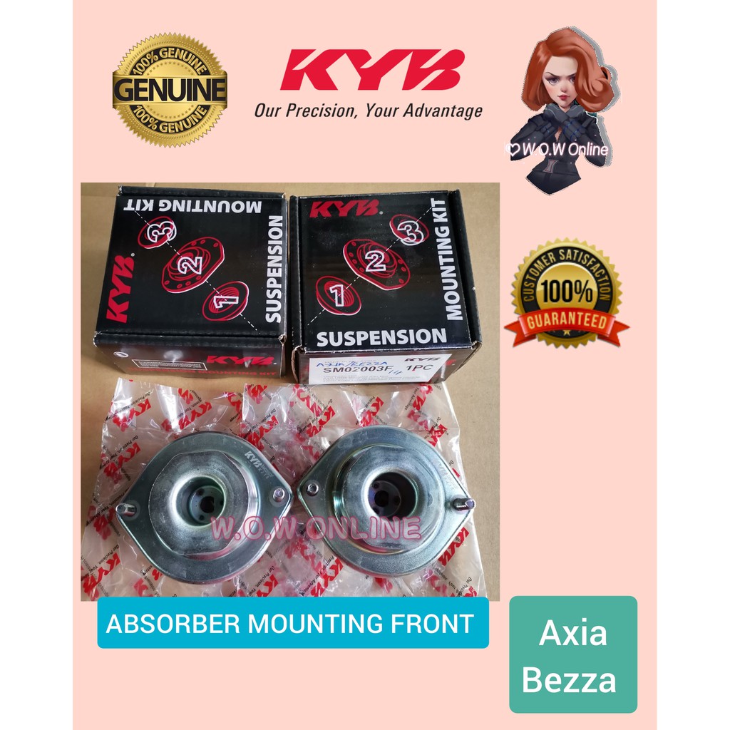 100% ORIGINAL KYB PERODUA AXIA BEZZA FRONT ABSORBER MOUNTING FRT ABS ...