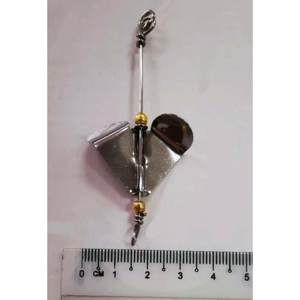Rotating Fishing Propeller Kipas Haluan Toman Spinner / Katak Metal ...