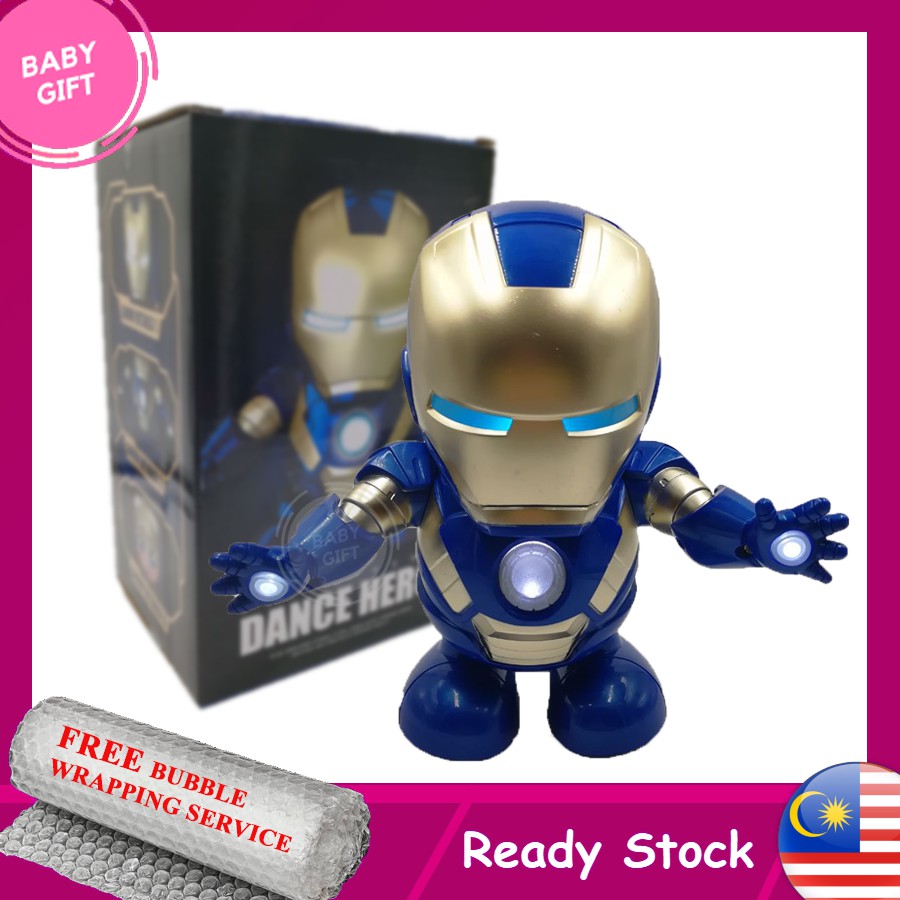 Dance Hero SuperHero Avengers Iron Man Kids Baby Electric Dancing Toys ...