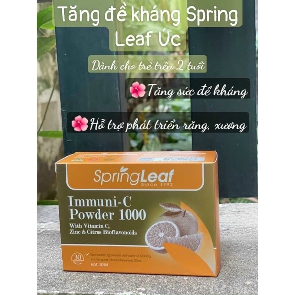 Springleaf Immuni-C Powder 1000 boxes of 30 packs of Springleaf brand ...
