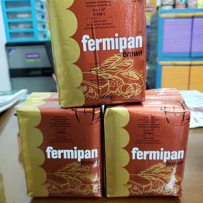 Fermipan Yeast Instant Brown Yeast Bread 500gr | Shopee Malaysia