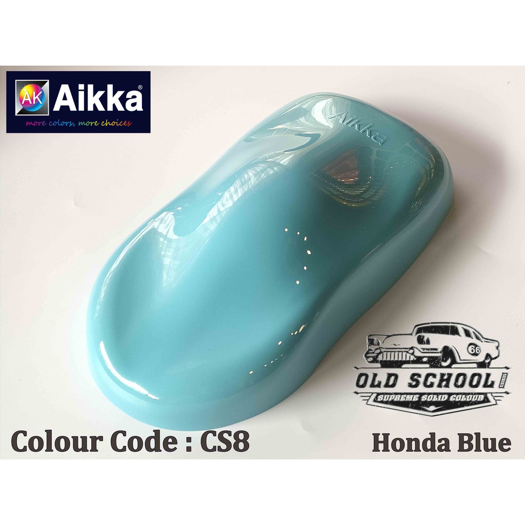 Warna Cat Kereta Aikka Paints CS8 / Honda Blue / Old School Series ...