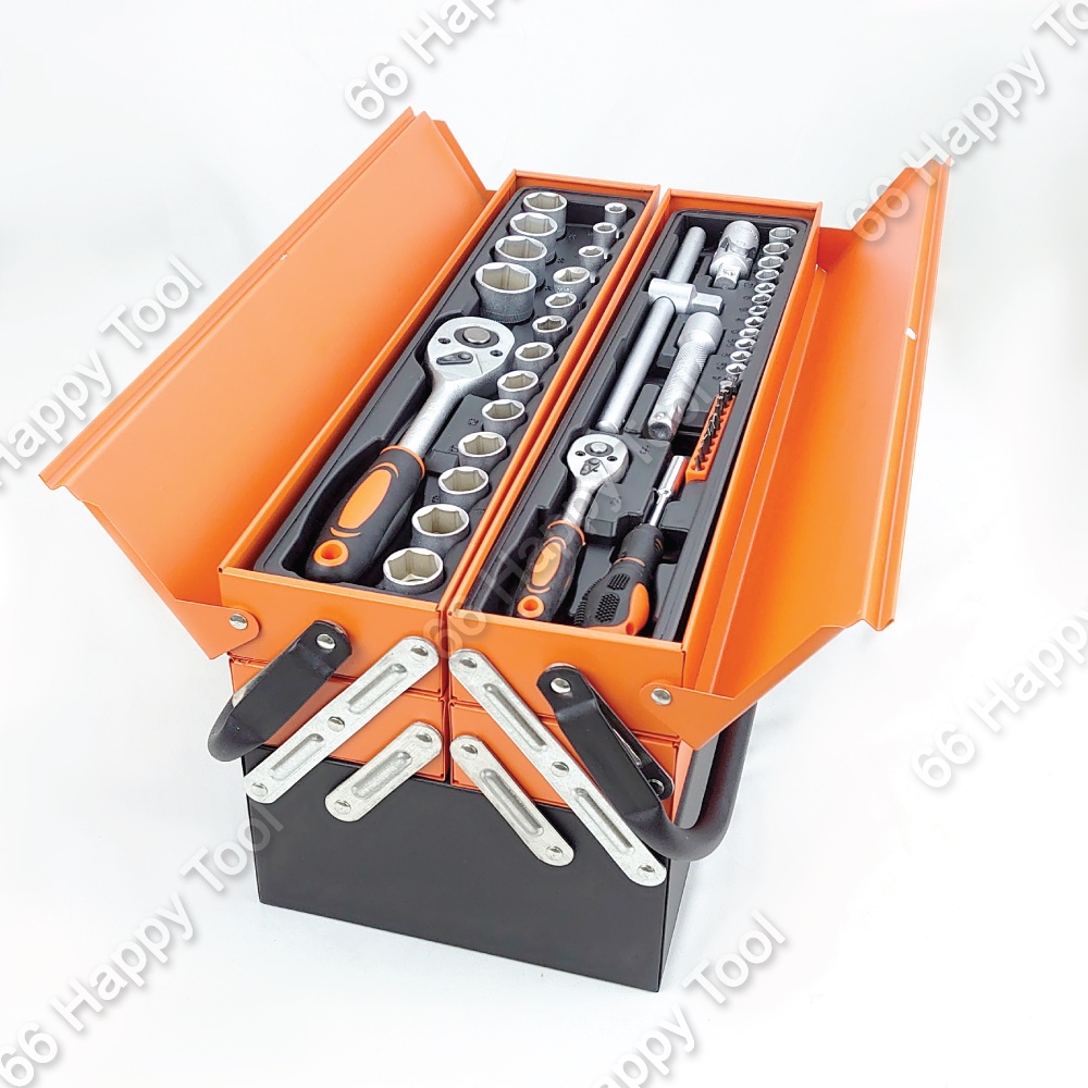 85pcs Socket & Spanner Set Ready Stock with 3 Layers Cantilever Metal ...