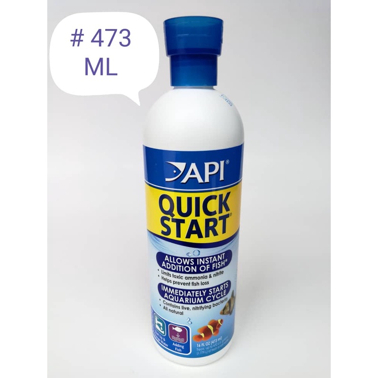 API Quick Start 473ml Aquarium Fish Instant Addition | Shopee Malaysia
