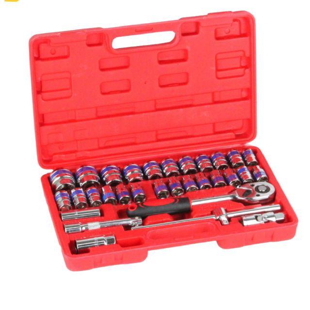 Spanar Box 32PCS 1/2" Ratchet Box Socket Set Box Set Spanner Set Wrench ...