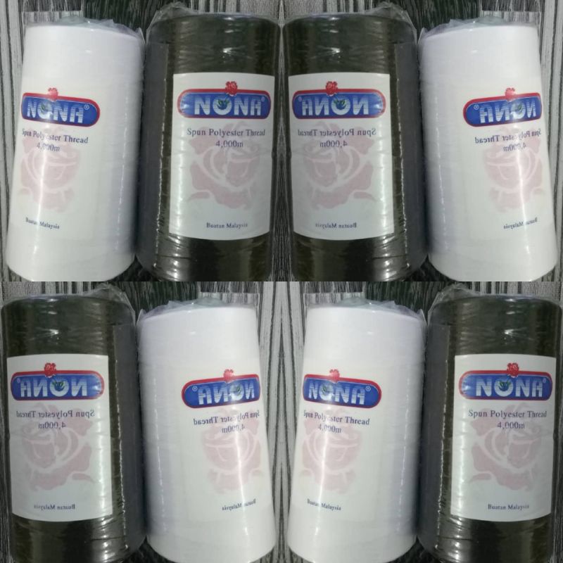 (Nona)Spun Polyester Thread 4000m Benang Jahit | Shopee Malaysia