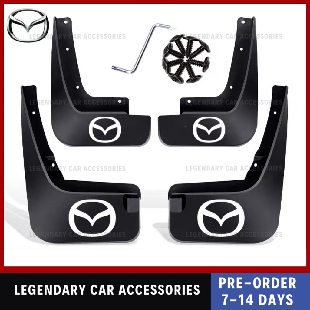 Mazda CX3 CX5 CX8 CX30 Mazda 3 Mazda 6 Mazda 2 Mud Flaps Mud Guards ...