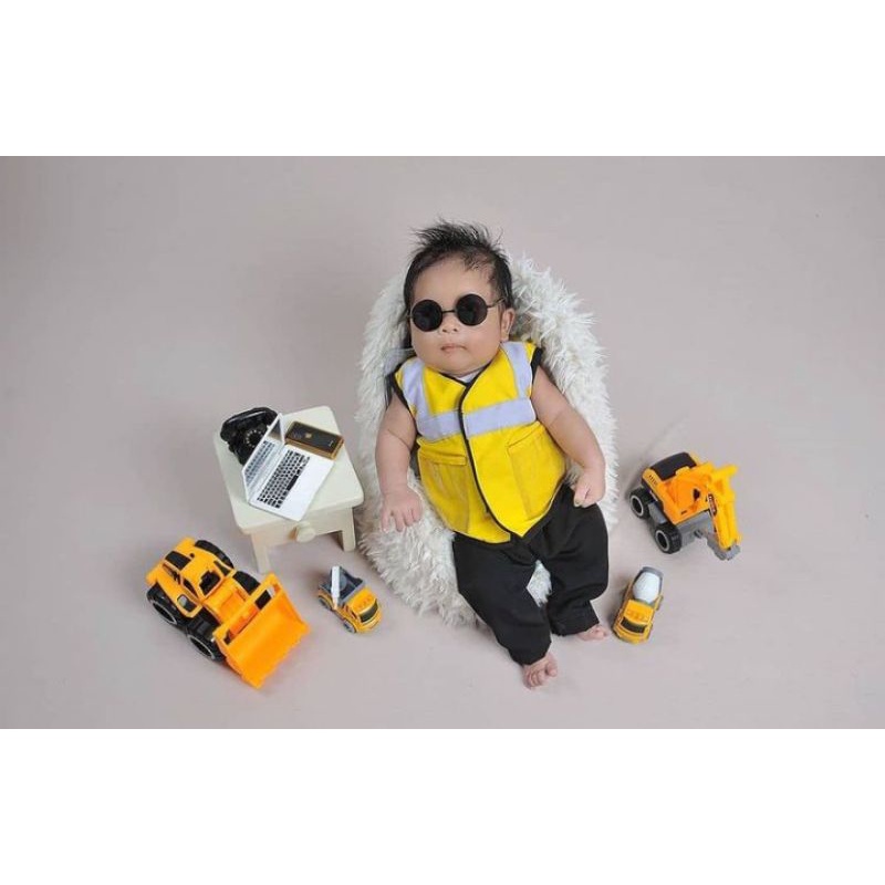 Engineer Costume/Work Vest/Children's Engineer Clothes/Cute Children's ...
