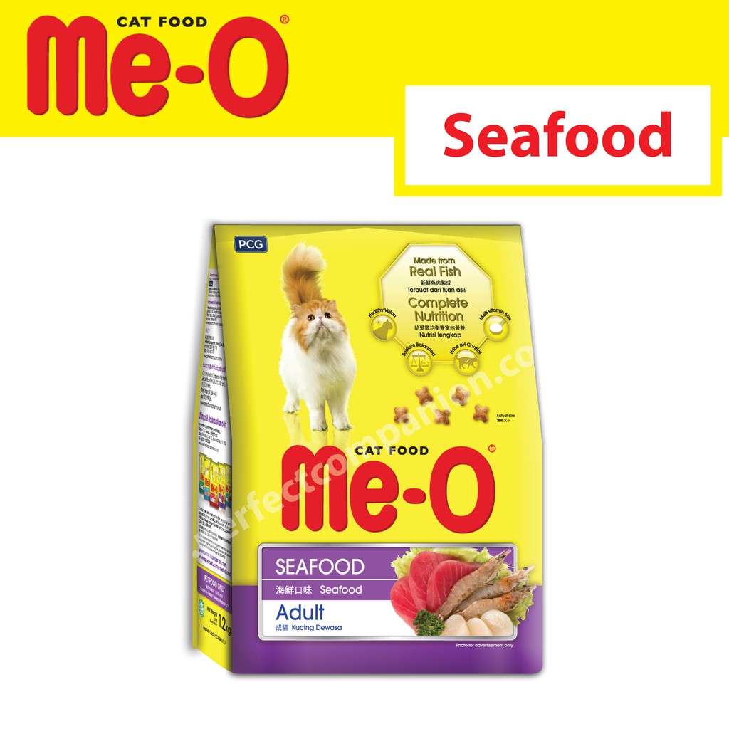 MeO Cat Dry Food - Seafood (1.2kg) | Shopee Malaysia