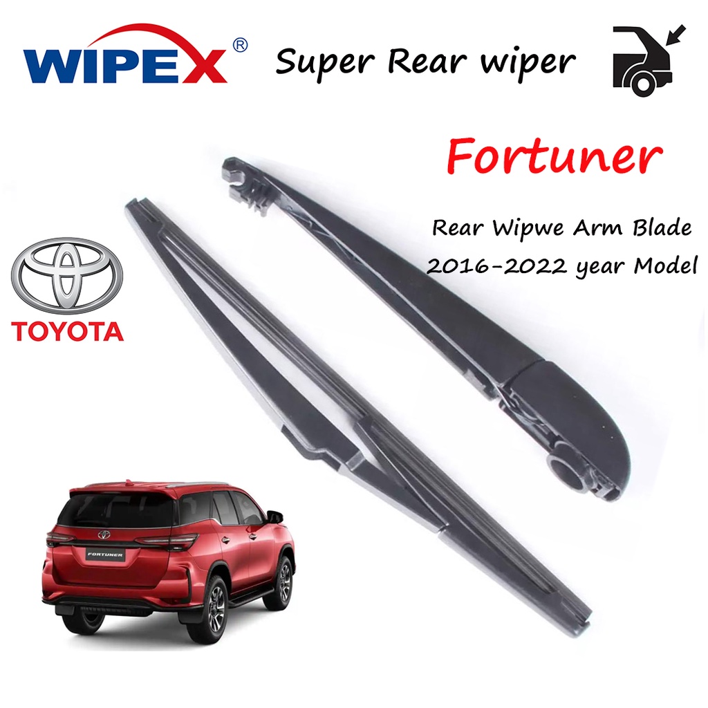 Toyota Fortuner Rear Wiper arm Blade JAPAN Quality for 2016-2021 YEAR Model fortuner Car Back ...