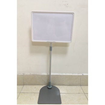 Plastic aluminum price list clamp stand set, supermarket price list ...